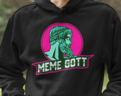 Hoodie Meme Gott | XXL | pr10210.2